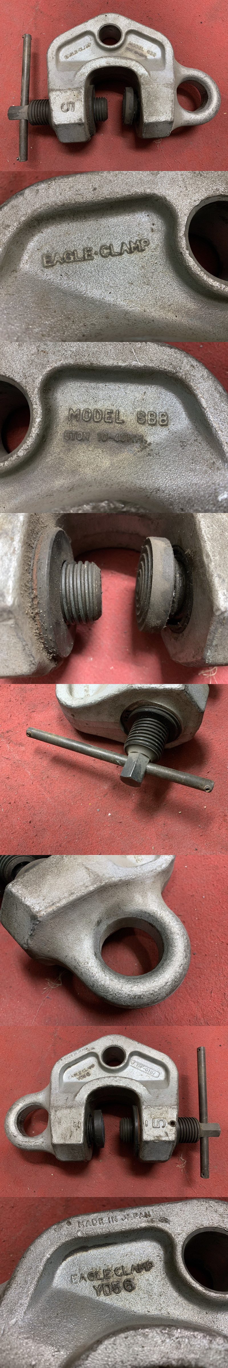 代購代標第一品牌－樂淘letao－★中古☆イーグルクランプ ねじ式全方向クランプ SBB-5t 10-40mm 最大荷重5トン 吊り上げ/溶接/プレス加工/鉄骨/玉掛け)倉b