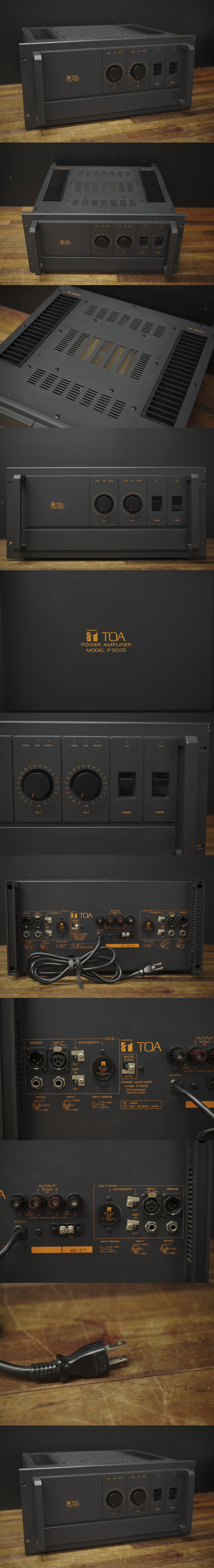 代購代標第一品牌－樂淘letao－TOA P300D 2chパワーアンプ 960W(8Ω) 音出し確認済 中古 デュアル ステレオ モノラル ...